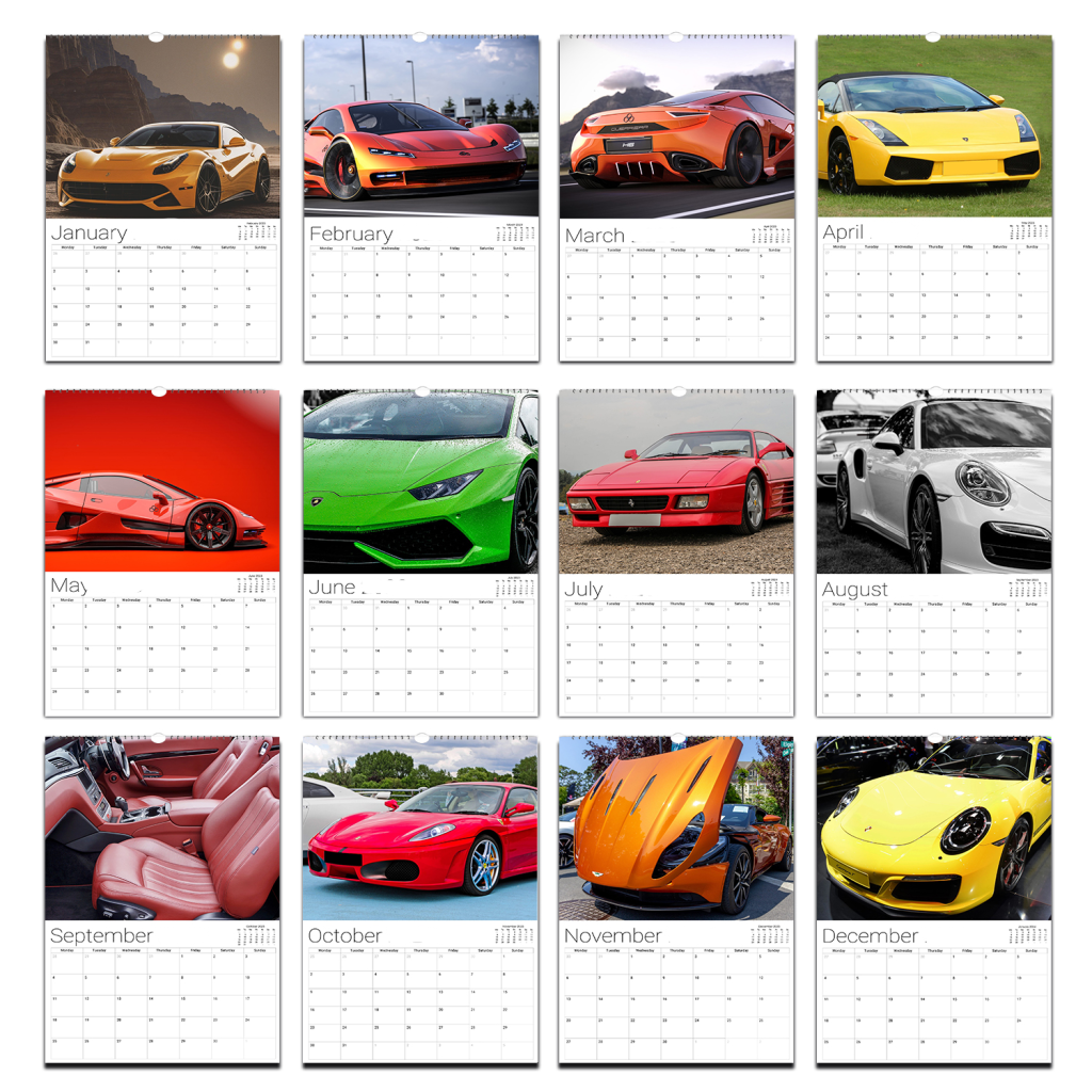 2024 Sports Cars Calendar – personaprint.co.uk